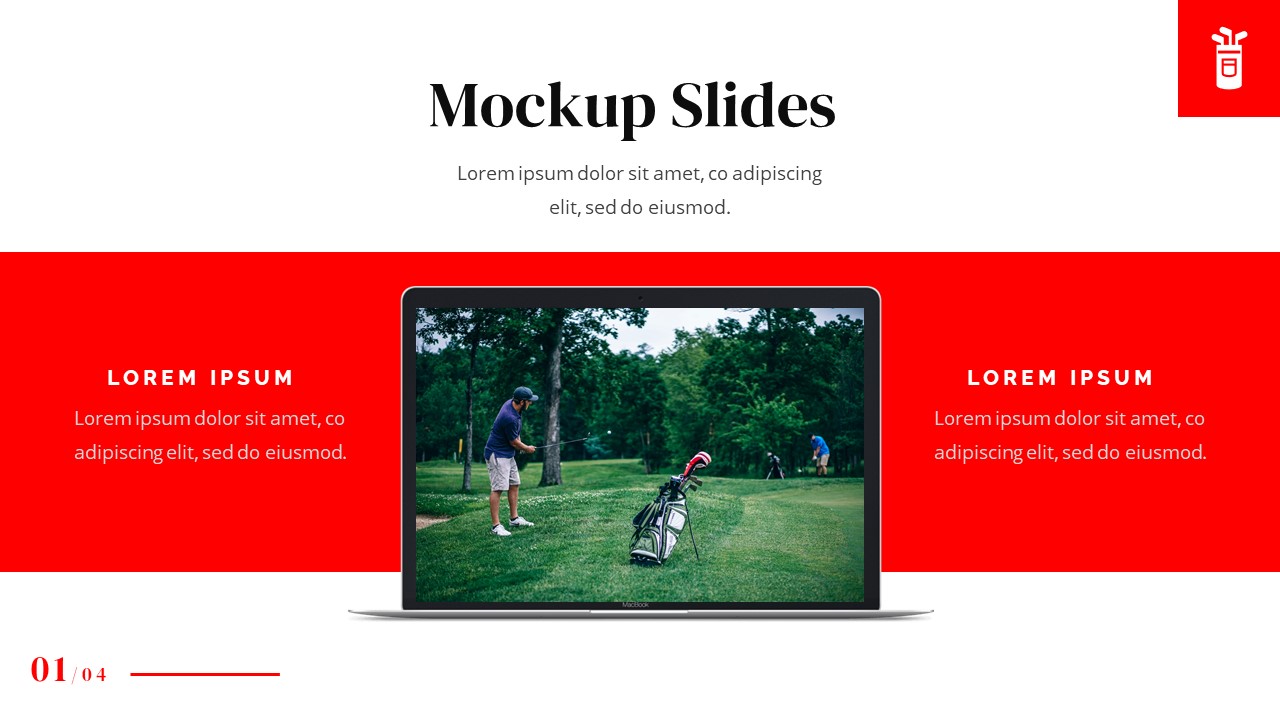 Golive - Golf Clubs Powerpoint Template, Presentation Templates ...