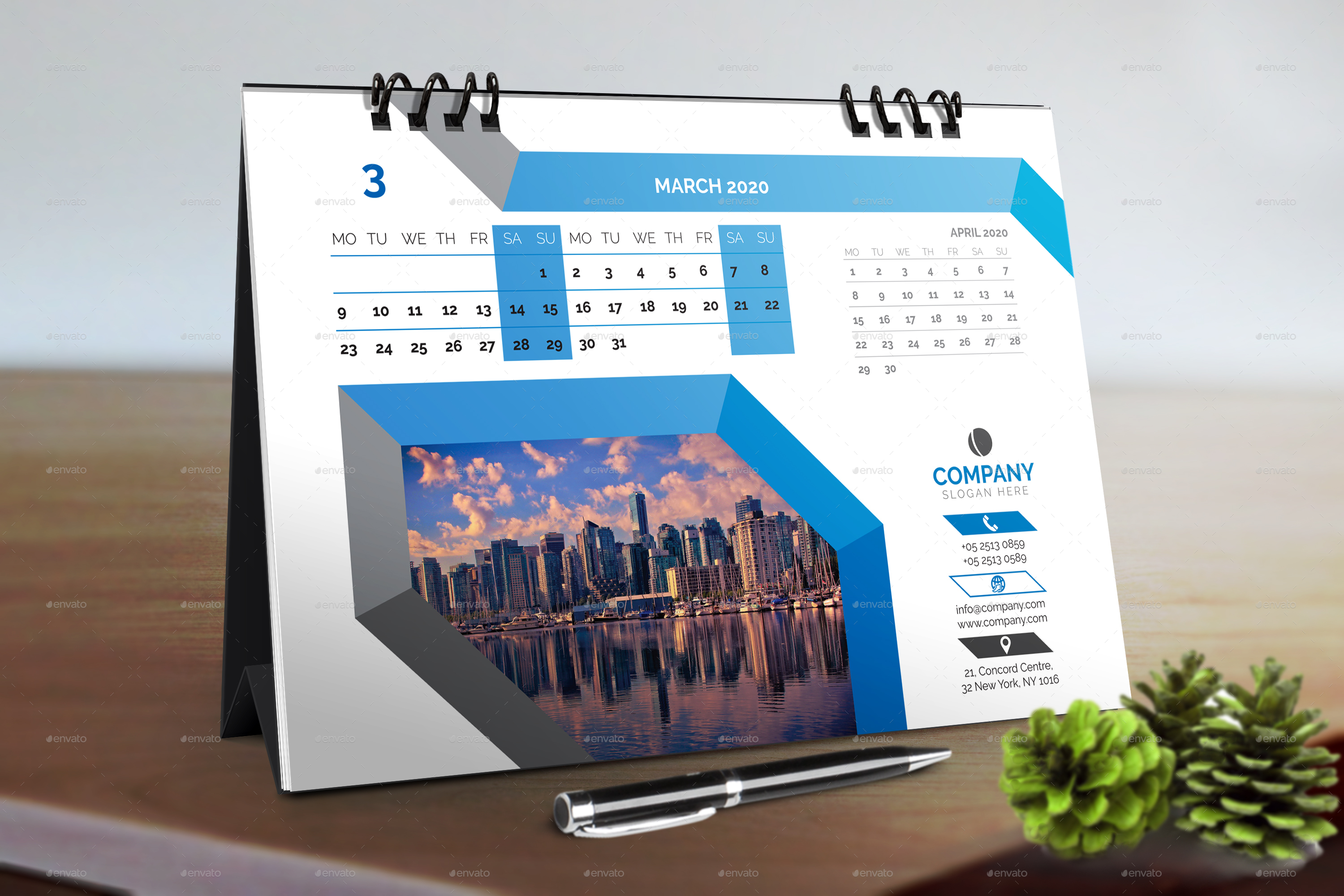 Desk Calendar, Print Templates | GraphicRiver