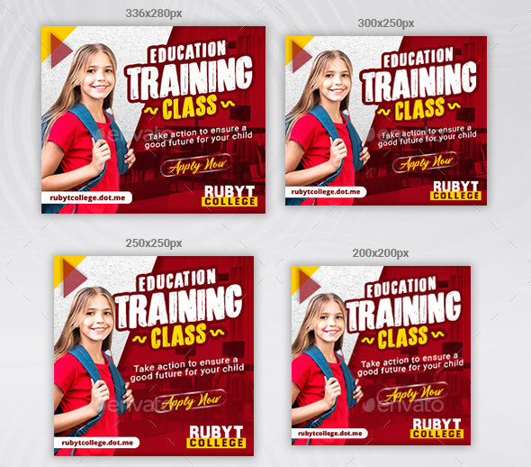 Education Banner, Web Elements | GraphicRiver