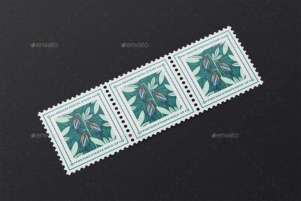 Postage Stamps Mock-Ups Vol.2, Graphics | GraphicRiver