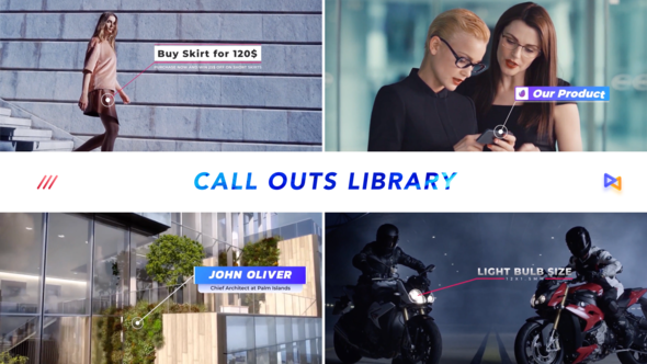 Modern Call Outs Library, After Effects Project Files | VideoHive