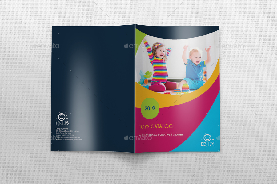 Toys Products Catalog Brochure Bundle Template, Print Templates ...