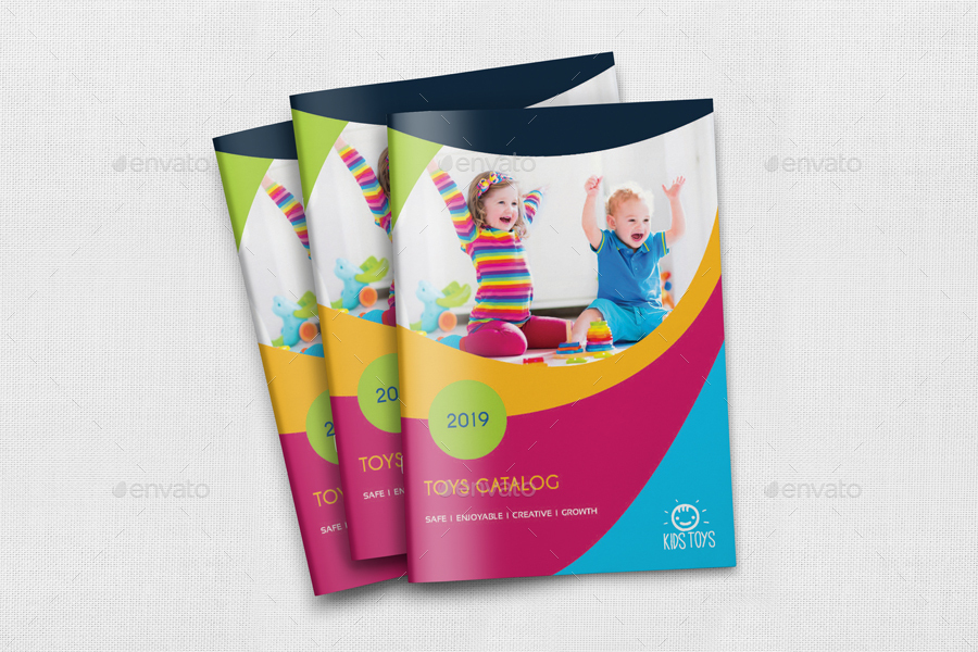 Toys Products Catalog Brochure Bundle Template, Print Templates ...