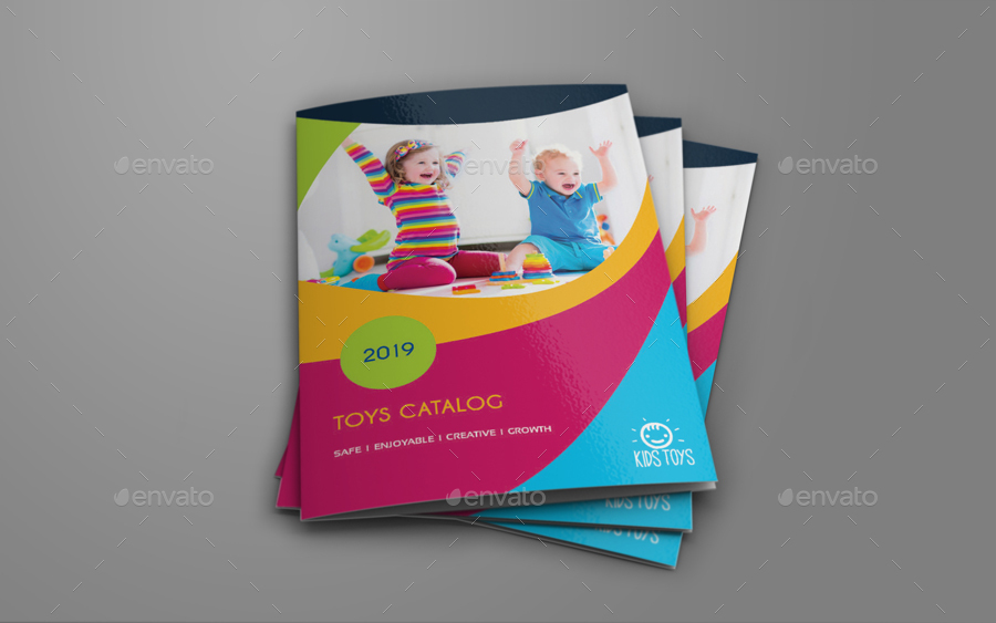 Toys Products Catalog Brochure Bundle Template, Print Templates ...