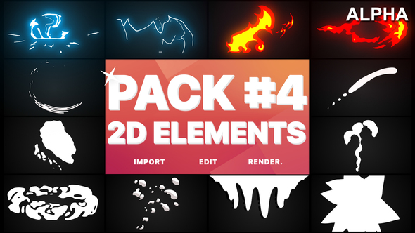 Flash FX Elements Pack 04 | Motion Graphics Pack, Motion Graphics ...