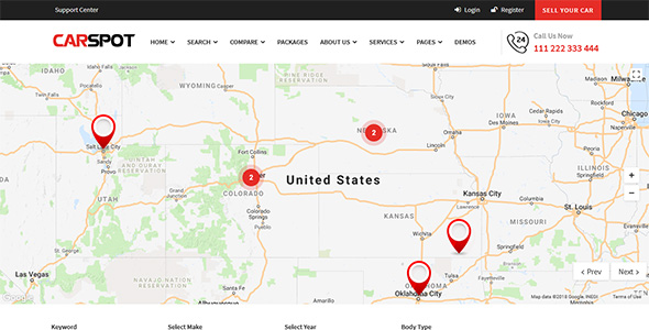 CarSpot – Automotive Car Dealer Wordpress Classified Theme by scriptsbundle