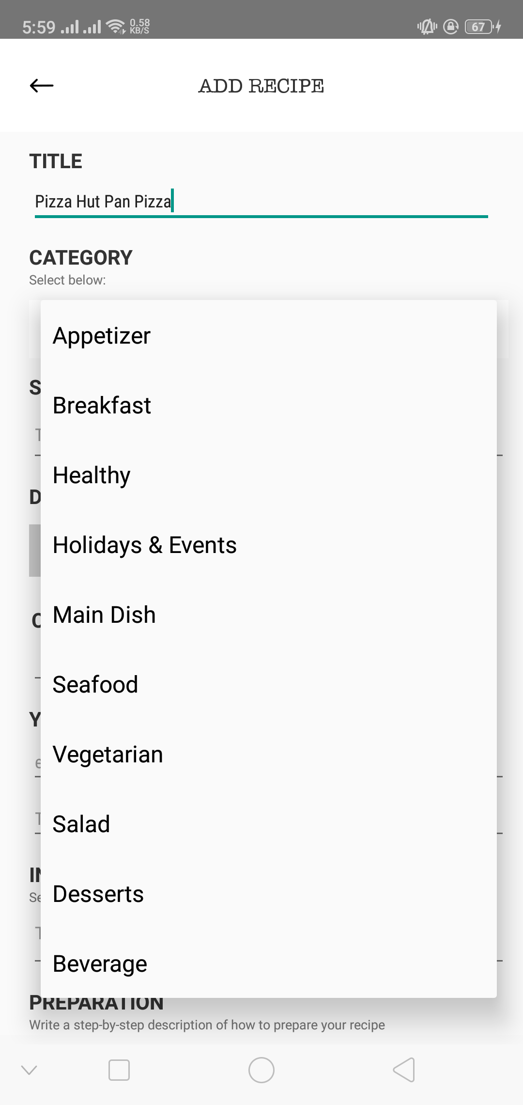 Recipes | Android Universal Social Recipes App Template by cubycode
