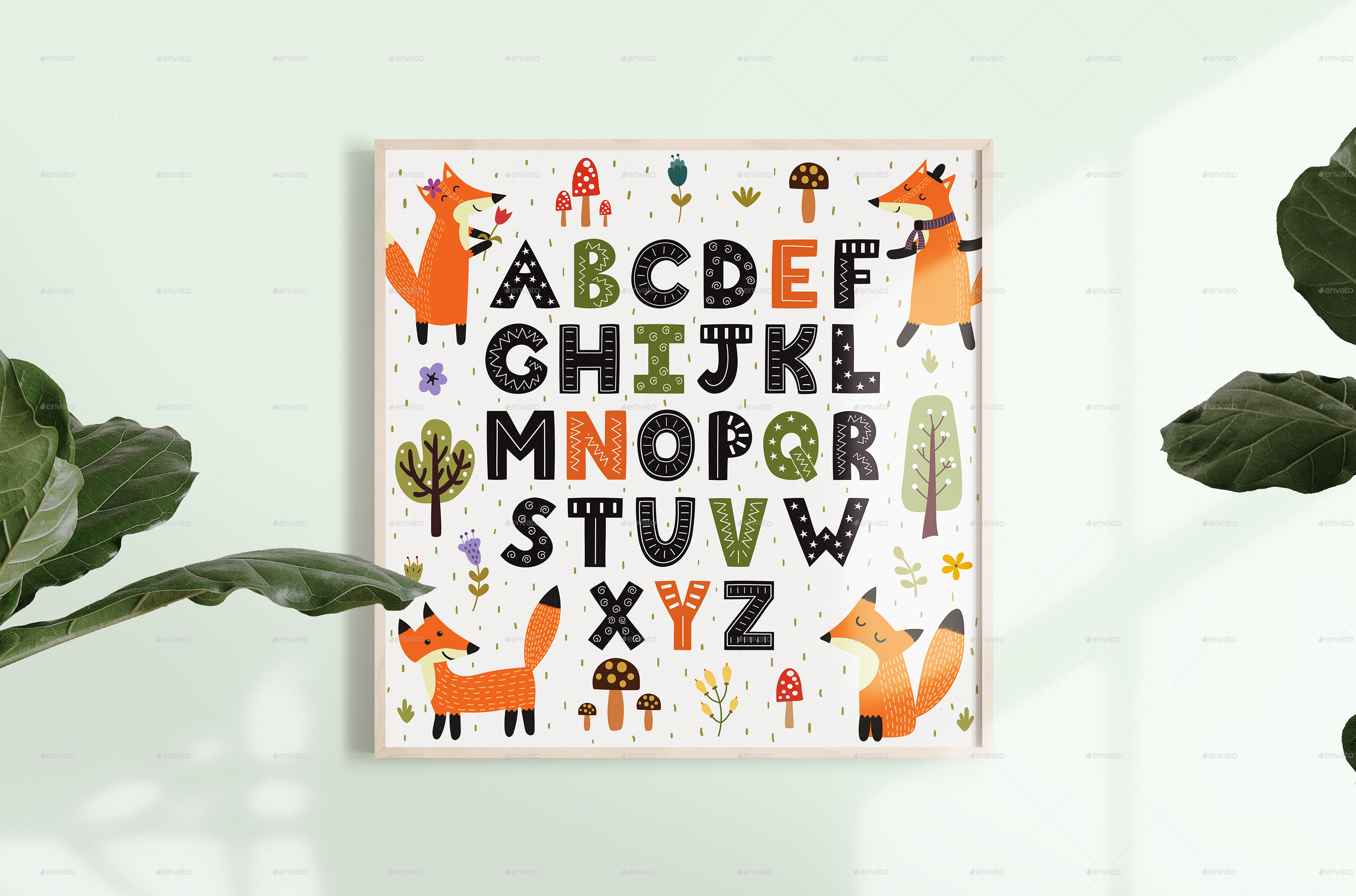 ABC: Alphabet Posters Pack by jsabirova | GraphicRiver