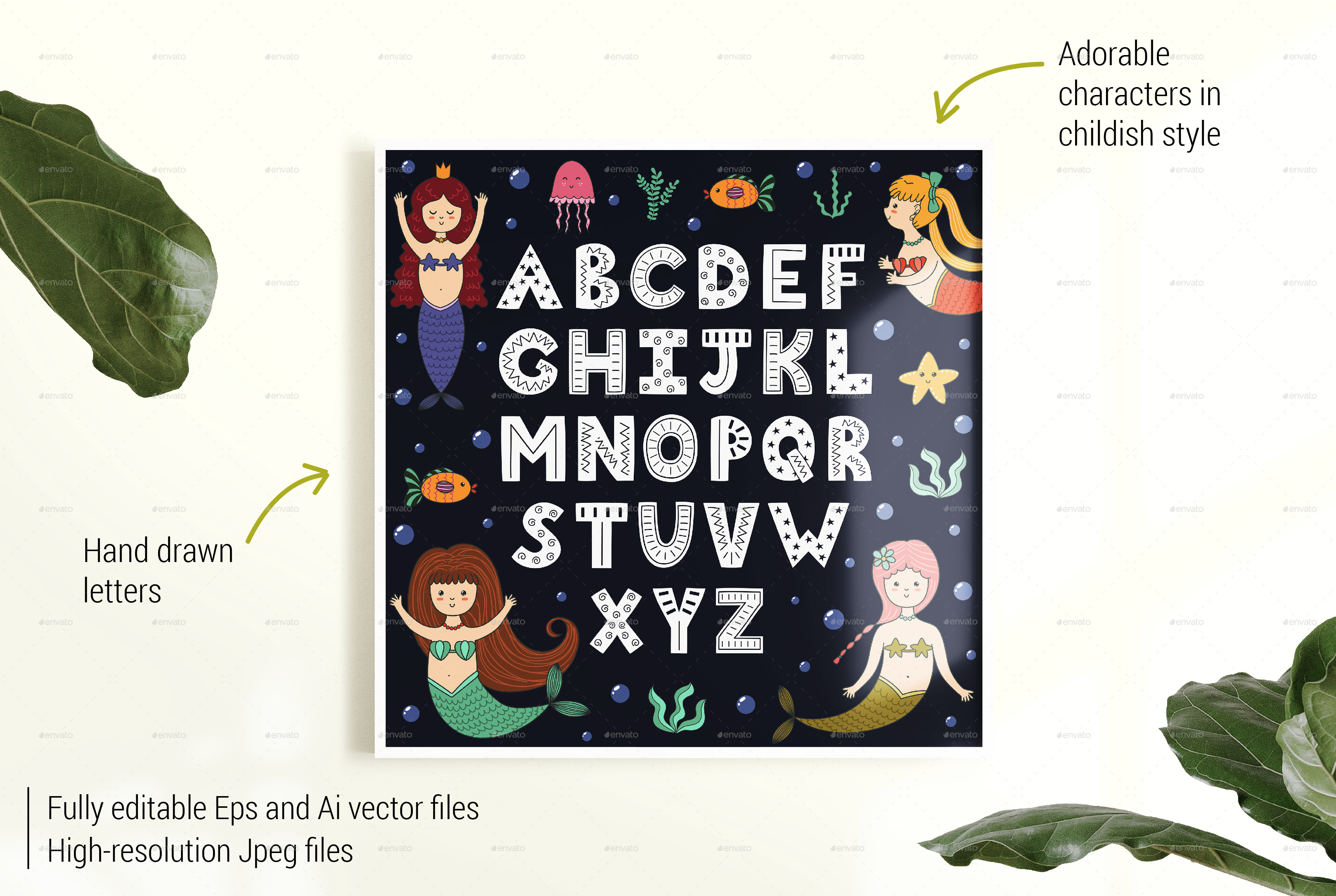 ABC: Alphabet Posters Pack by jsabirova | GraphicRiver