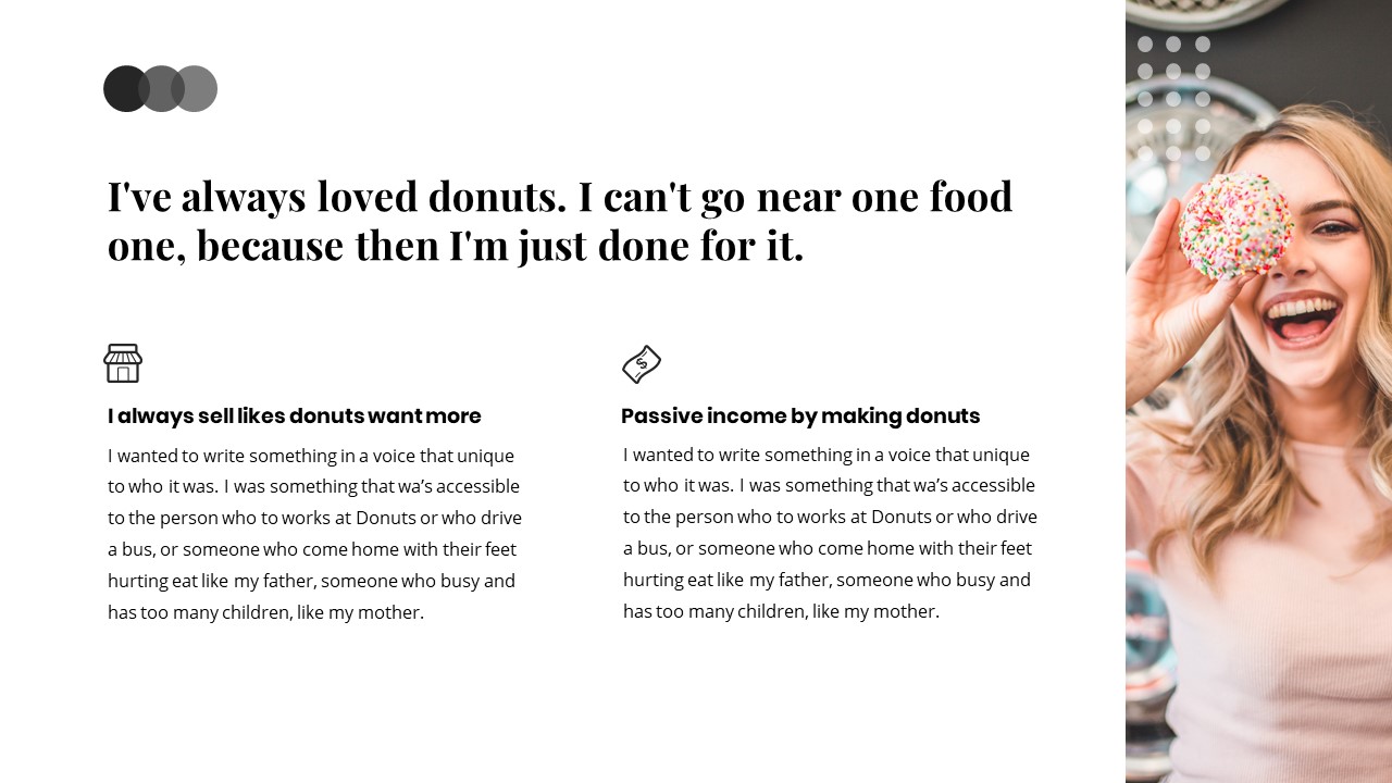 Dona - Food Product Powerpoint Templates, Presentation Templates ...