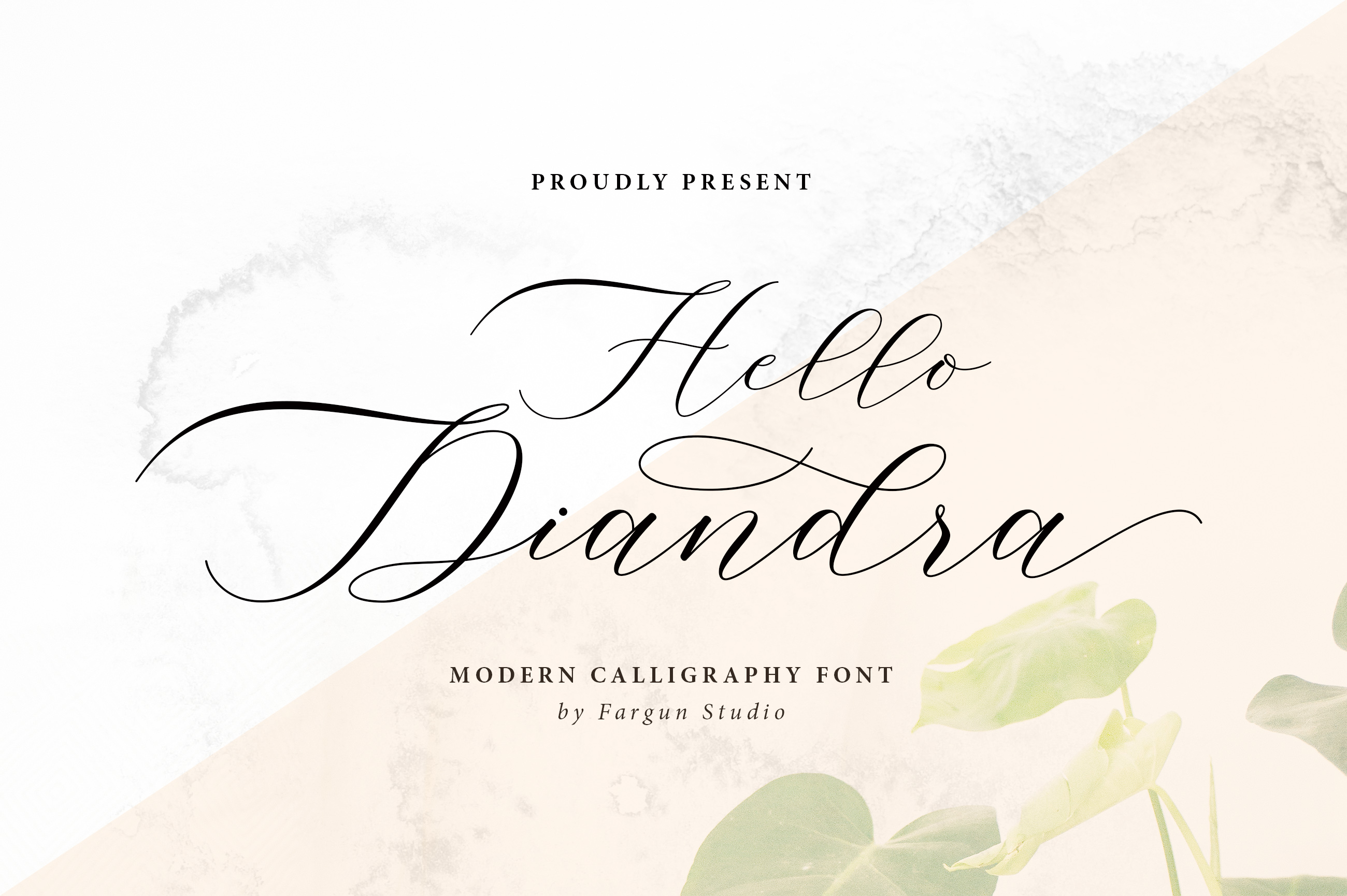 Hello Diandra, Fonts | GraphicRiver