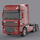 DAF XF 105 Red by LaythJawad | 3DOcean