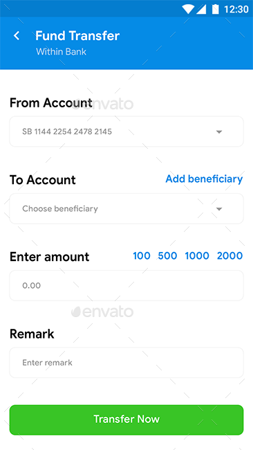 Online Banking App UI Kit| Wallet App UI Kit| Net Banking App UI Kit ...