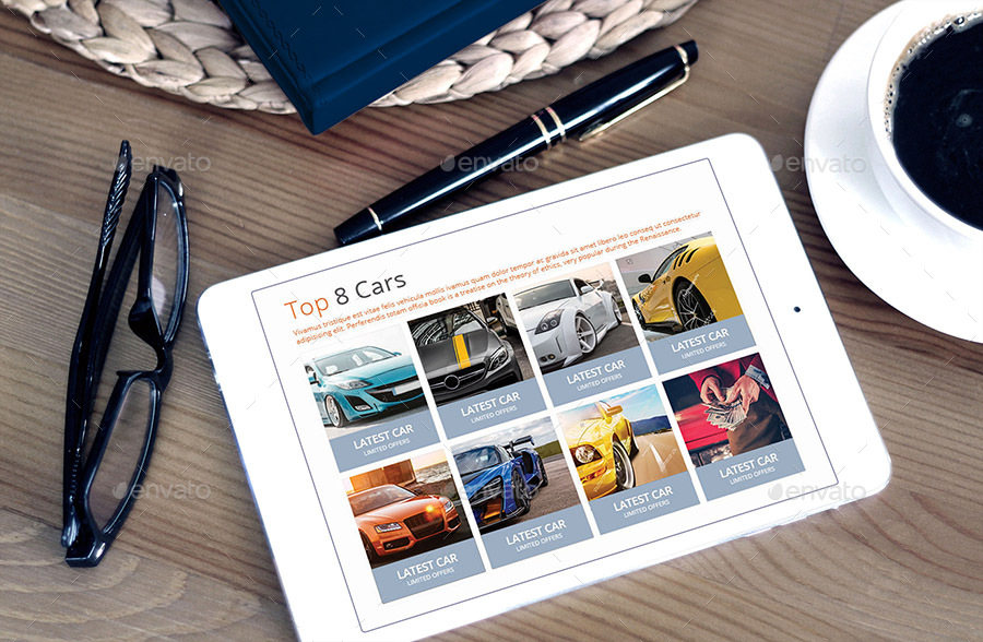 E-Book Auto Car, ePublishing | GraphicRiver