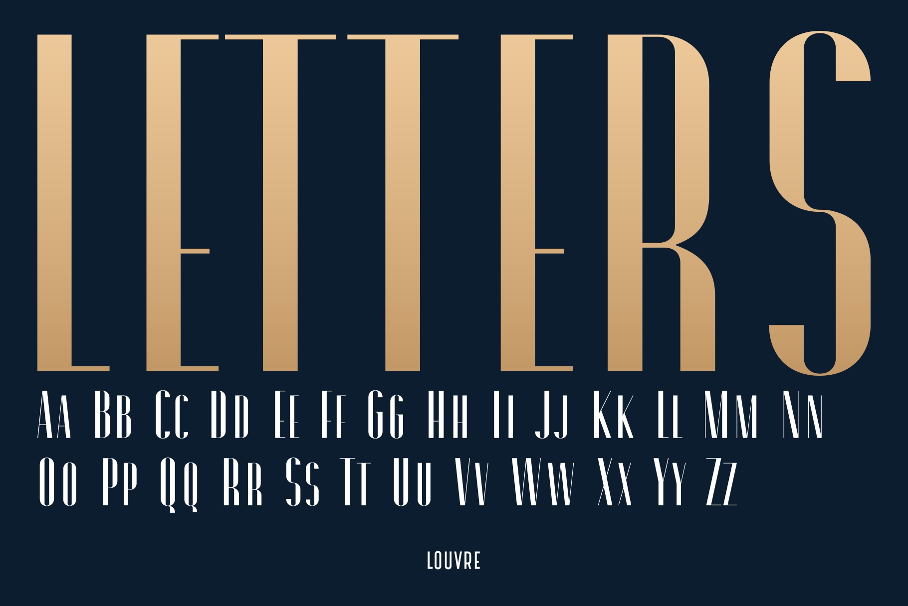 Louvre A Classic Display Font, Fonts | GraphicRiver