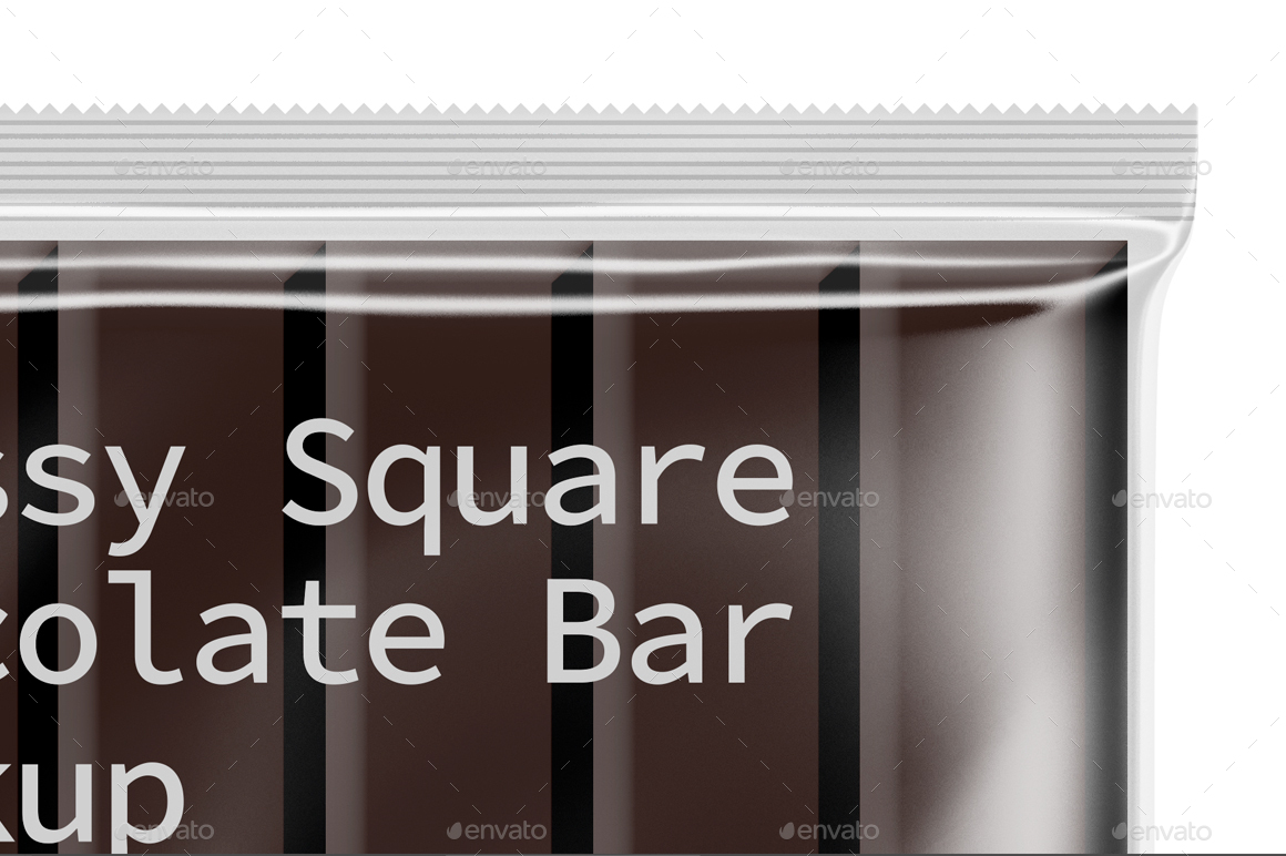 Transparent Square Chocolate Bar Mockup, Graphics | GraphicRiver