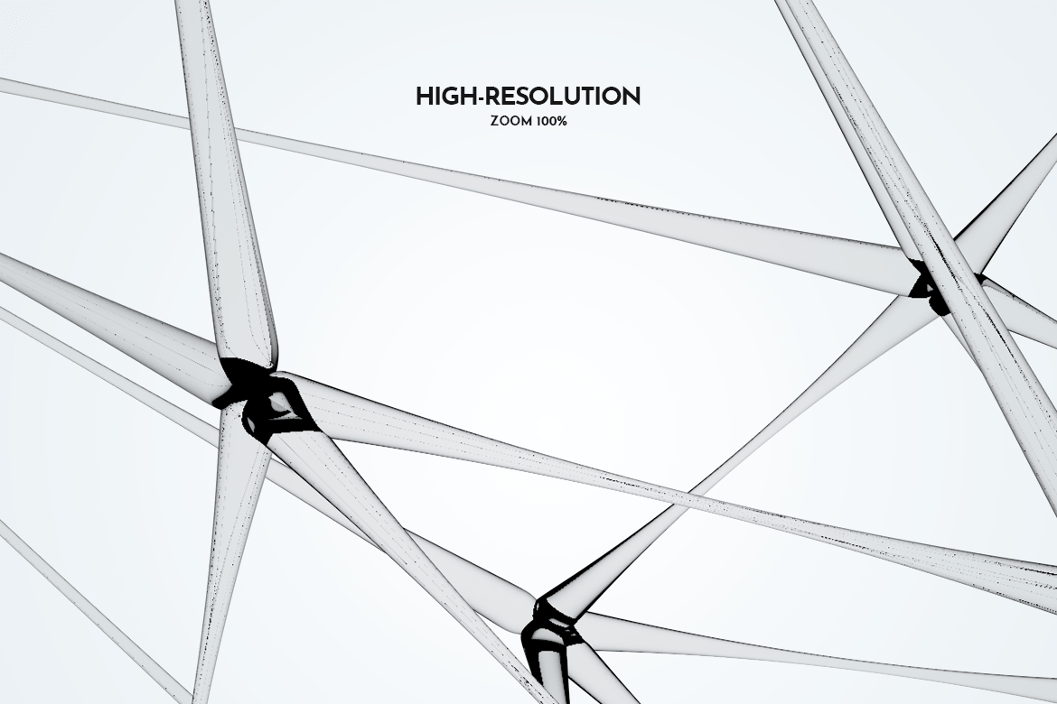 Realistic Plexus Glass Shapes Photoshop Brushes, Add-ons | GraphicRiver