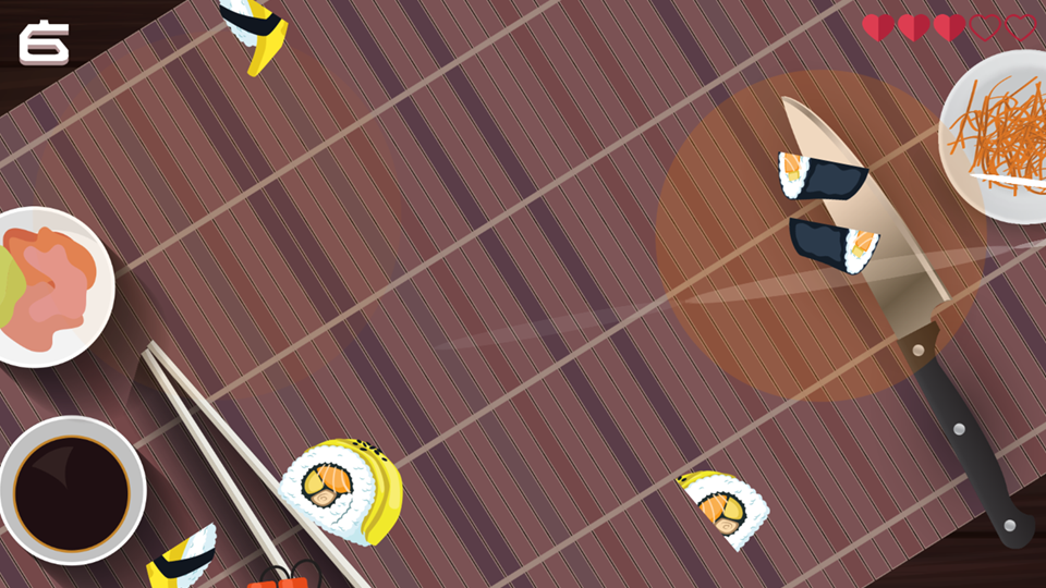 Sushi Ninja - Cut Sushi HTML5 Game by 9LivesGames | CodeCanyon