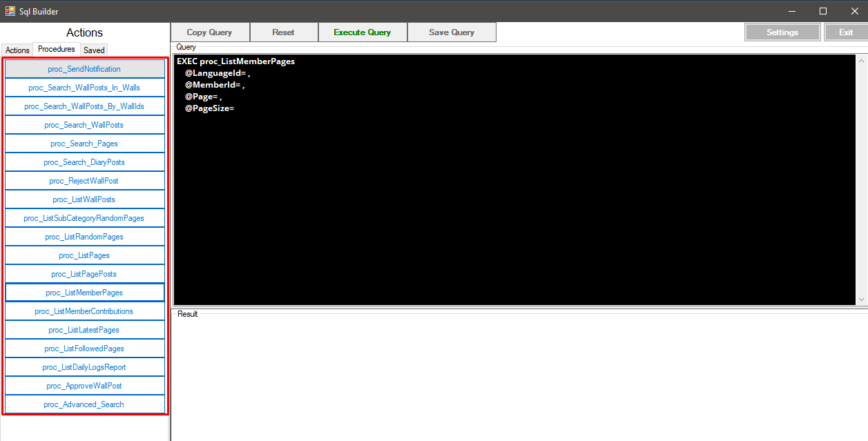 Sql Builder Desktop App (save,organize,execute) by laykubi | CodeCanyon