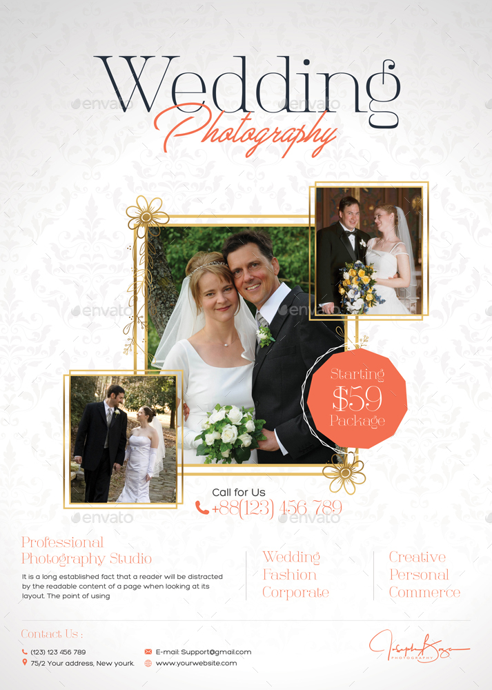 Wedding Photography Flyer, Print Templates | GraphicRiver