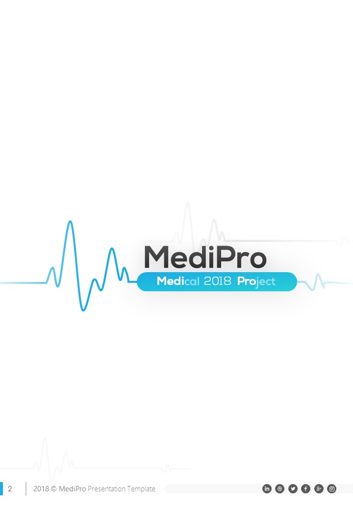 Medipro Portrait Medical PowerPoint Template, Presentation Templates