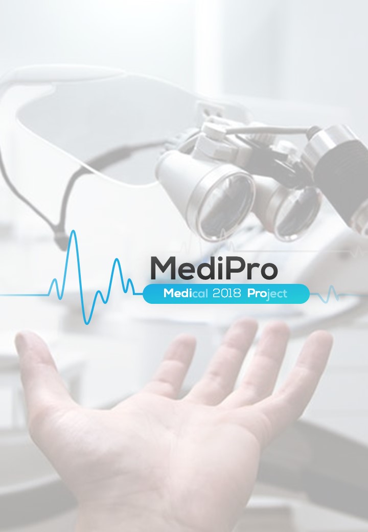 Medipro Portrait Medical PowerPoint Template, Presentation Templates