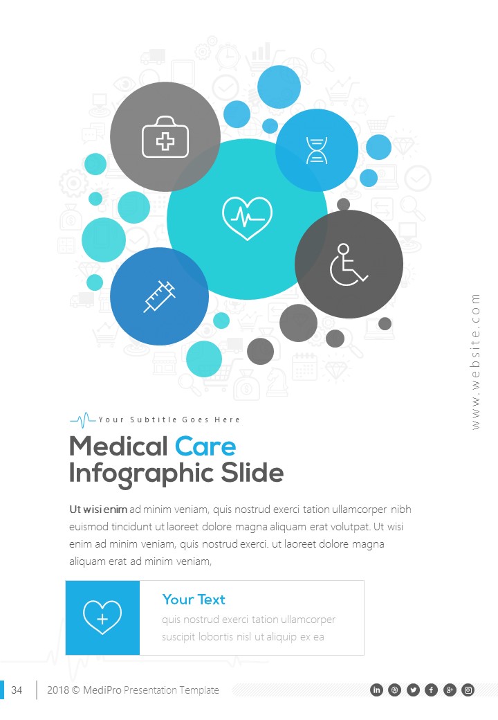 Medipro Portrait Medical PowerPoint Template, Presentation Templates