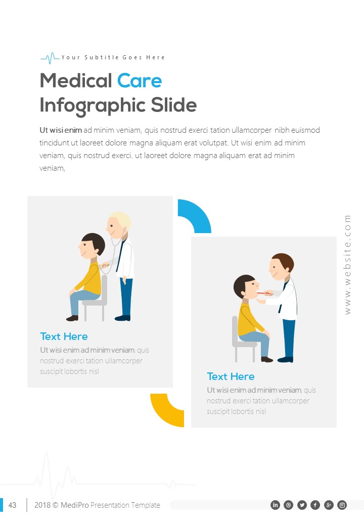 Medipro Portrait Medical PowerPoint Template, Presentation Templates