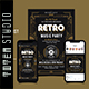 Retro Music Flyer Set, Print Templates | GraphicRiver
