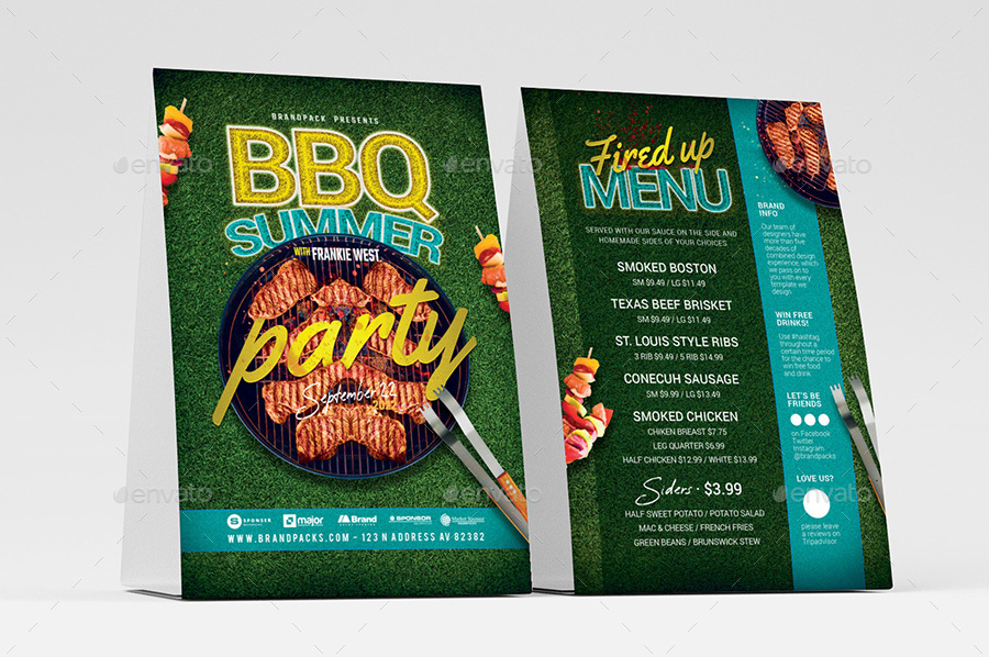 BBQ / Cookout Flyer, Print Templates | GraphicRiver