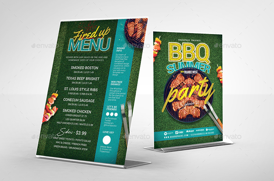 BBQ / Cookout Flyer, Print Templates | GraphicRiver