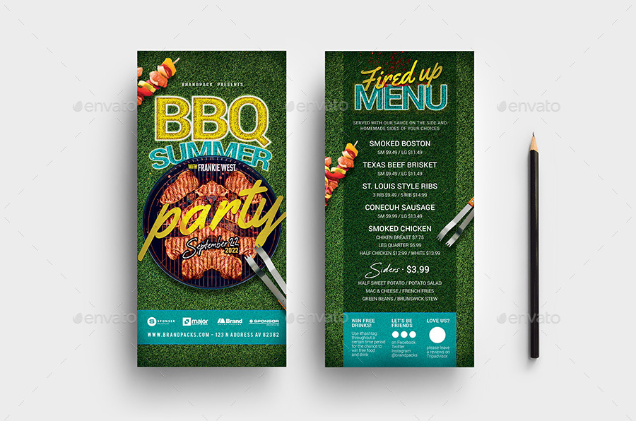 BBQ / Cookout Flyer, Print Templates | GraphicRiver