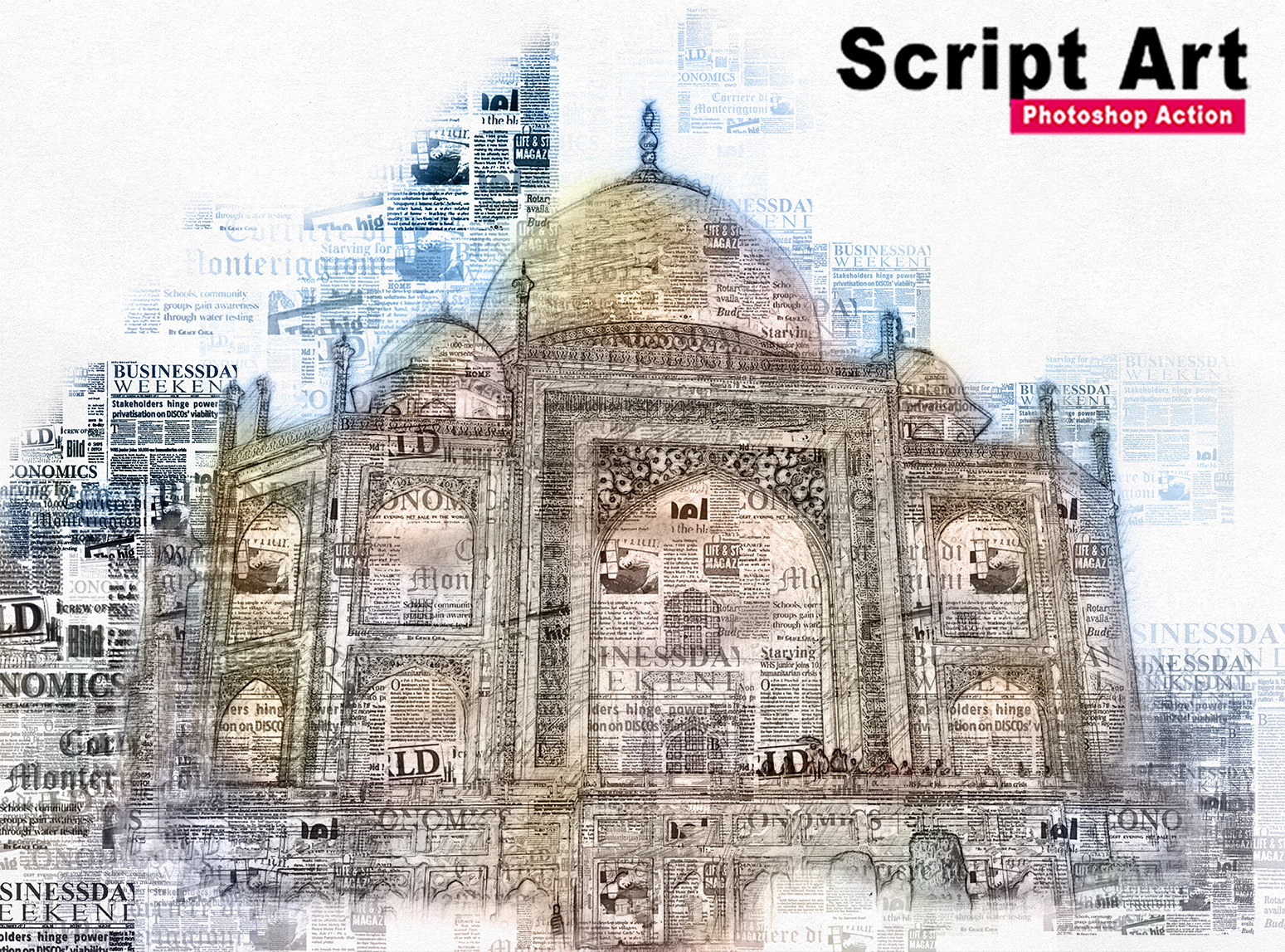 Amazing Script Art Photoshop Action Vol 2, Add-ons | GraphicRiver