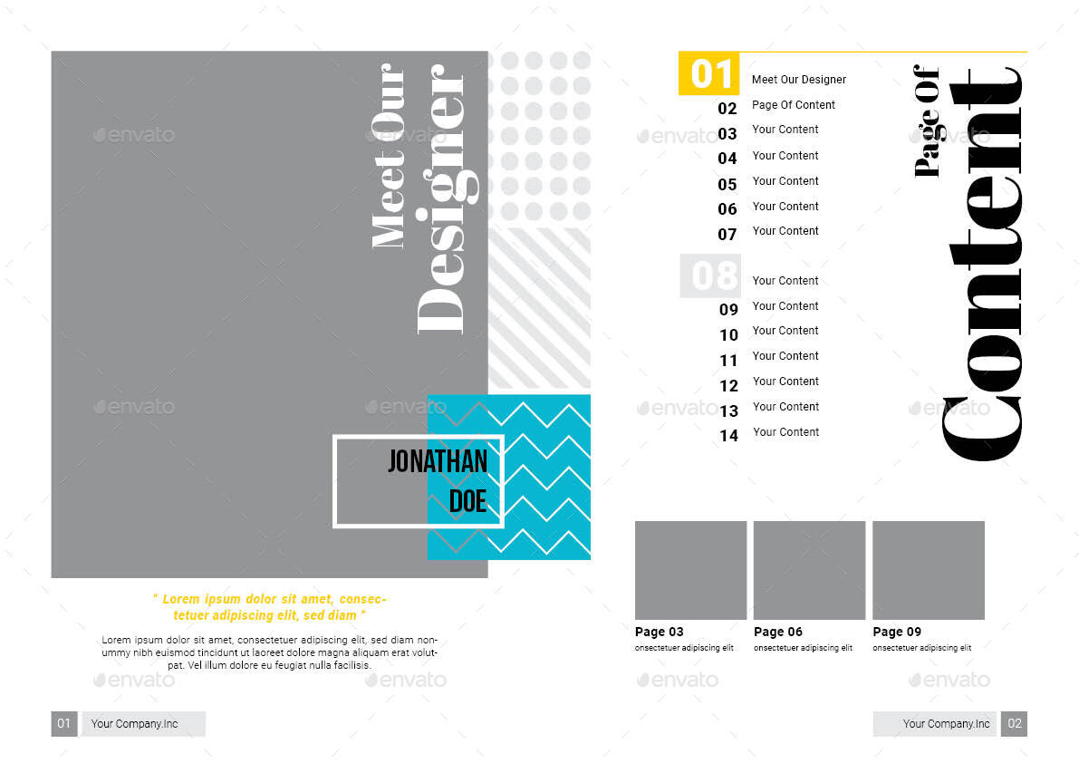 Product Catalog, Print Templates | GraphicRiver