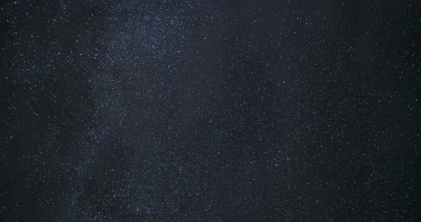 Night Sky with Twinkle Stars and Milky Way Galaxy Astronomy 4K, Stock ...