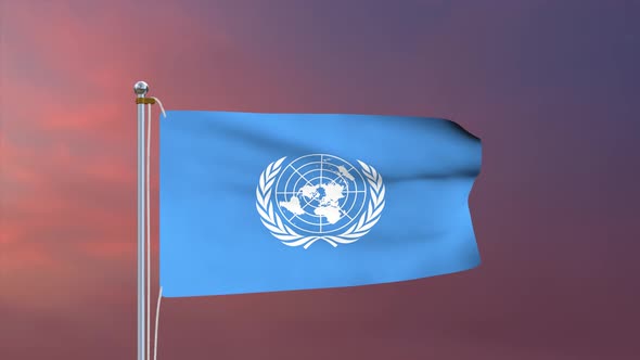 United Nations Flag 4k, Motion Graphics | VideoHive