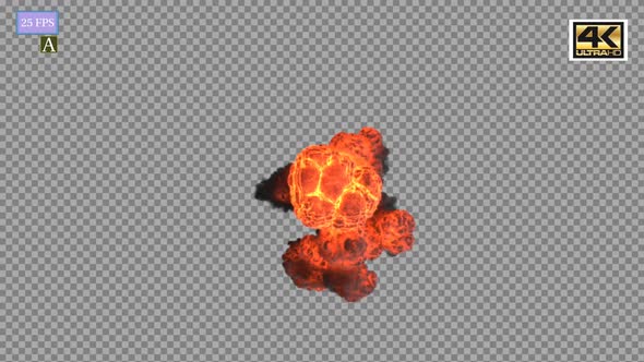 Explosion Top A2 4K, Motion Graphics | VideoHive