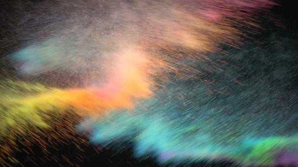 Colored Powder Paint Splash, Stock Footage | VideoHive