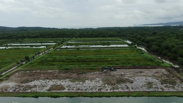 Prawn Fish Farm Aerial, Stock Footage | VideoHive
