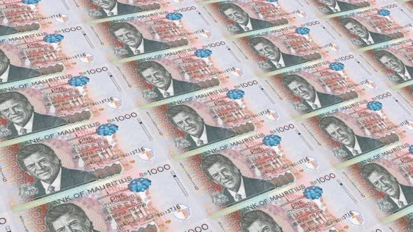 Mauritius Money /1000 Mauritian Rupee 4K, Motion Graphics | VideoHive