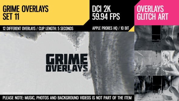 Grime Overlays (2K Set 11), Motion Graphics | VideoHive