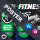 Fitness Trainer Poster Templates, Print Templates | GraphicRiver