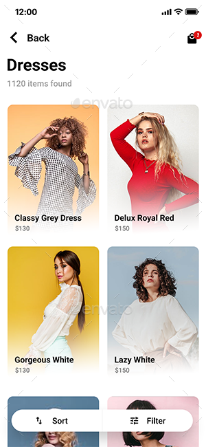 Fashion Ecommerce App UI Kit| Online Shopping App UI Kit| Fashion Store ...