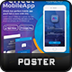 Mobile App Poster Template, Print Templates | GraphicRiver
