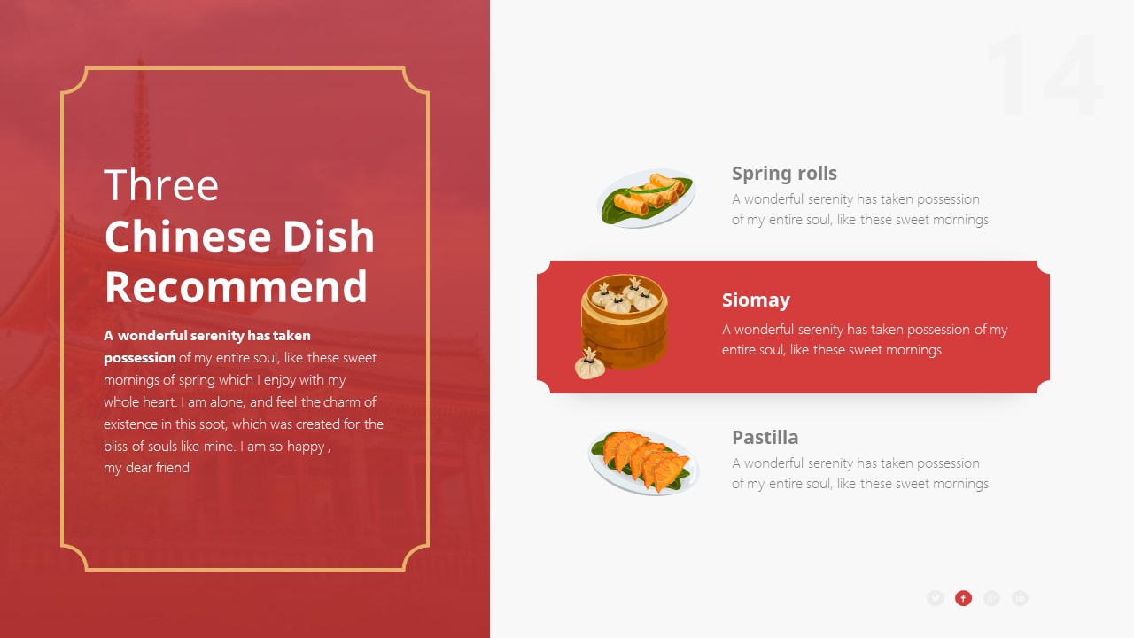 Shipin - Chinese Food Presentation PowerPoint Template, Presentation ...