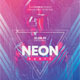 Neon Poster, Print Templates | GraphicRiver