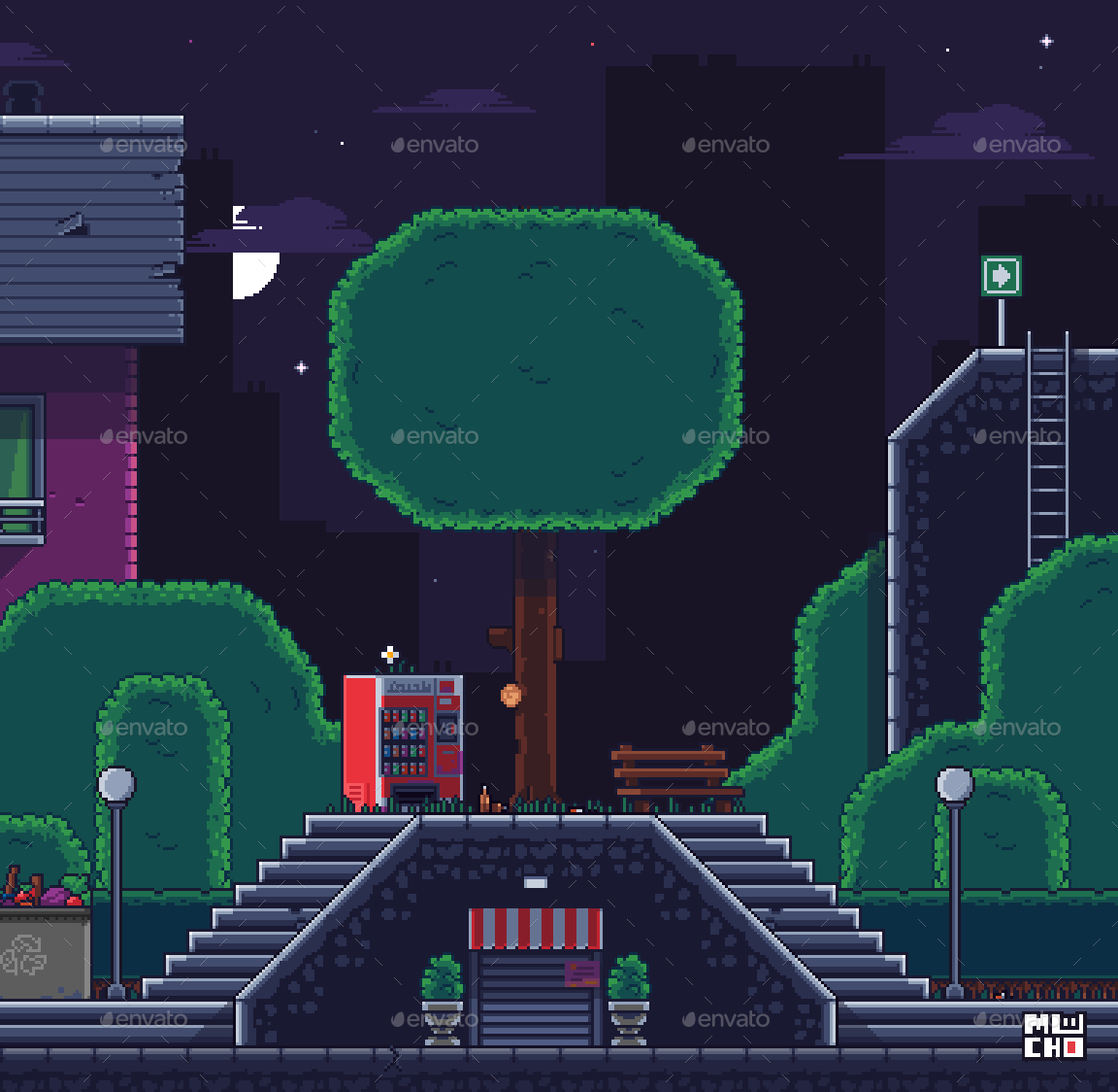 City Street Tileset Pack, Game Assets | GraphicRiver