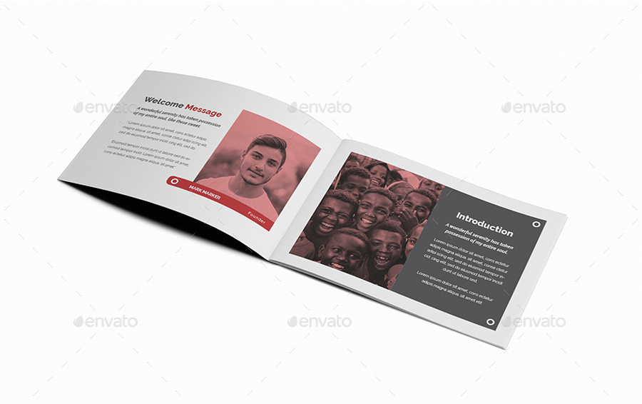 Charity A5 Brochure Template, Print Templates | GraphicRiver