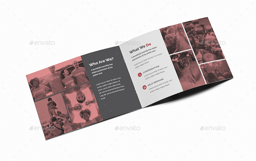 Charity A5 Brochure Template, Print Templates | GraphicRiver