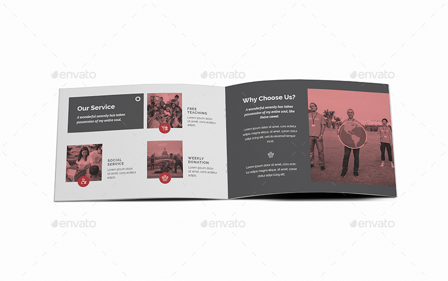 Charity A5 Brochure Template, Print Templates | GraphicRiver